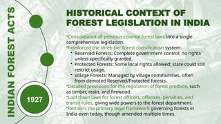PPT on The Forest Laws and Sustainability | PPTX