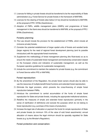 Forest legislation, institutional development and forest policy study of the Republic of Srpska ...