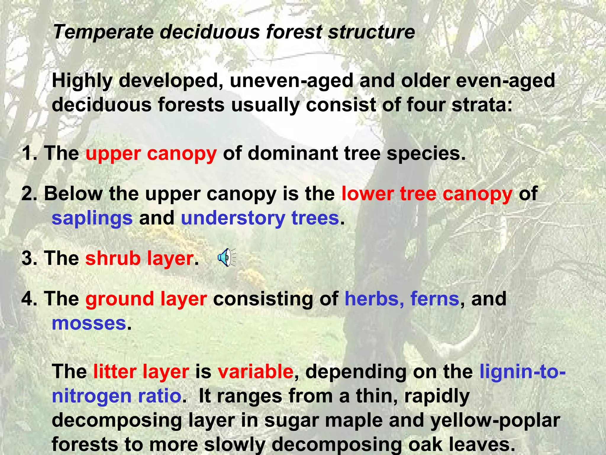 Forest life and its conservation | PPT