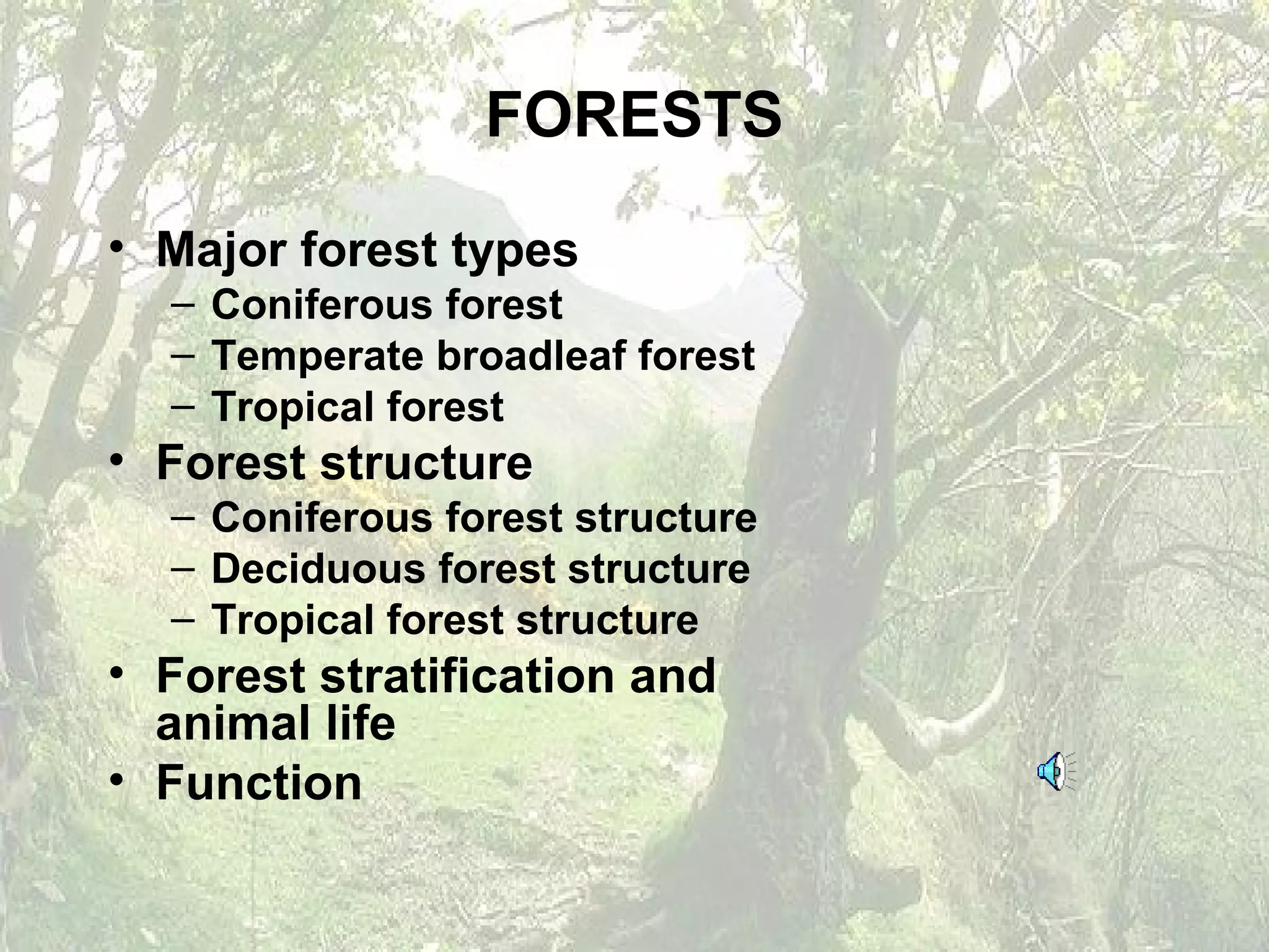 Forest life and its conservation | PPT