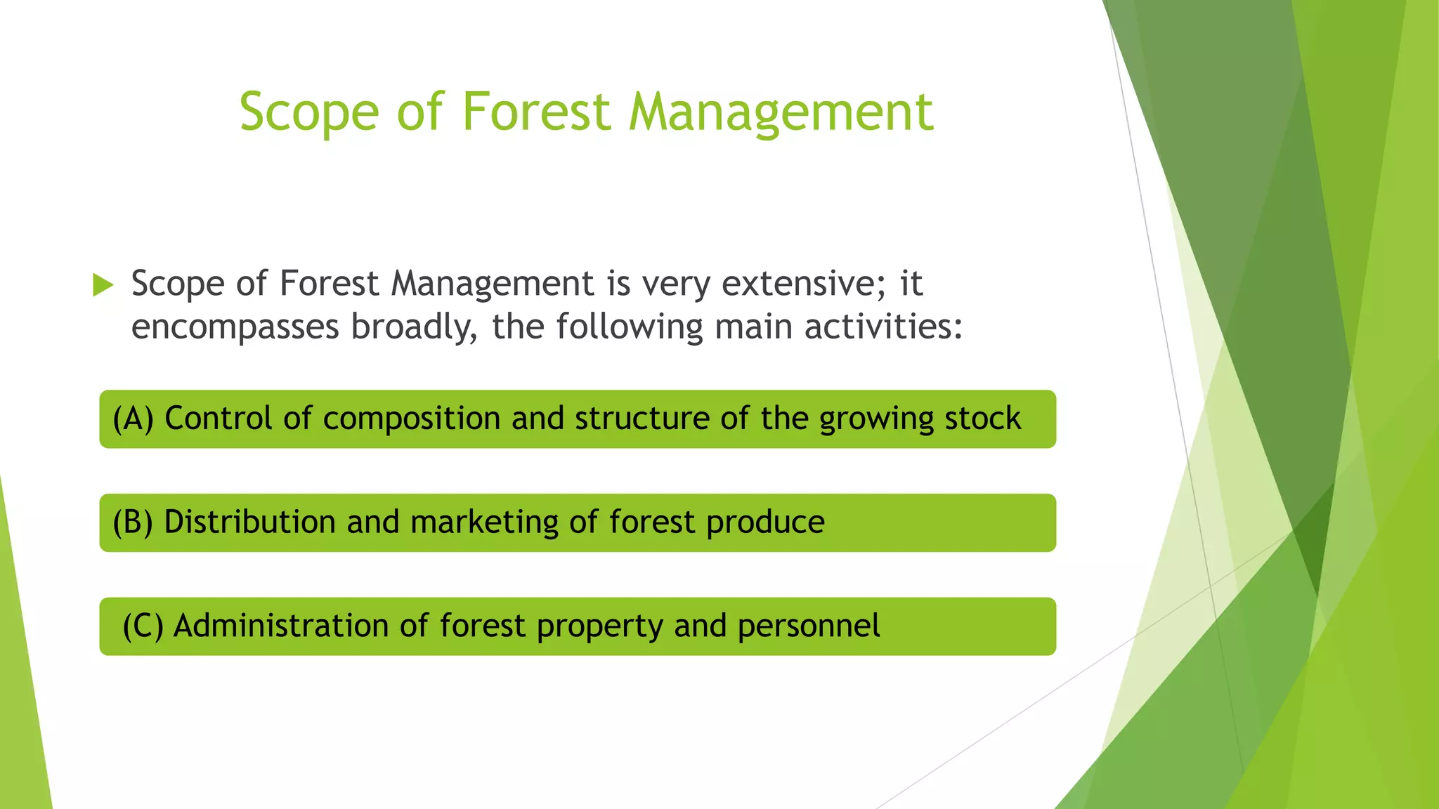 Forest management | PDF