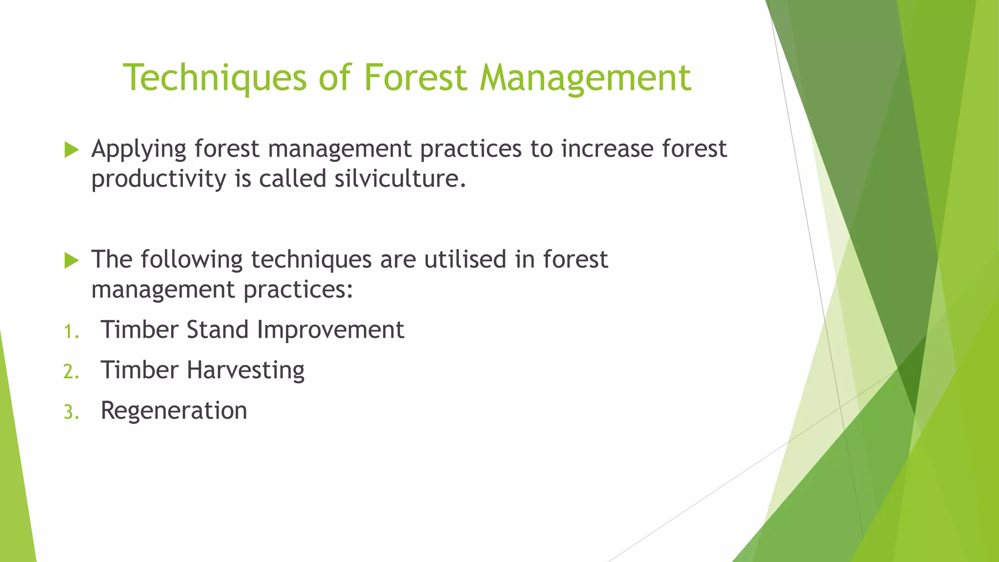 Forest management | PDF