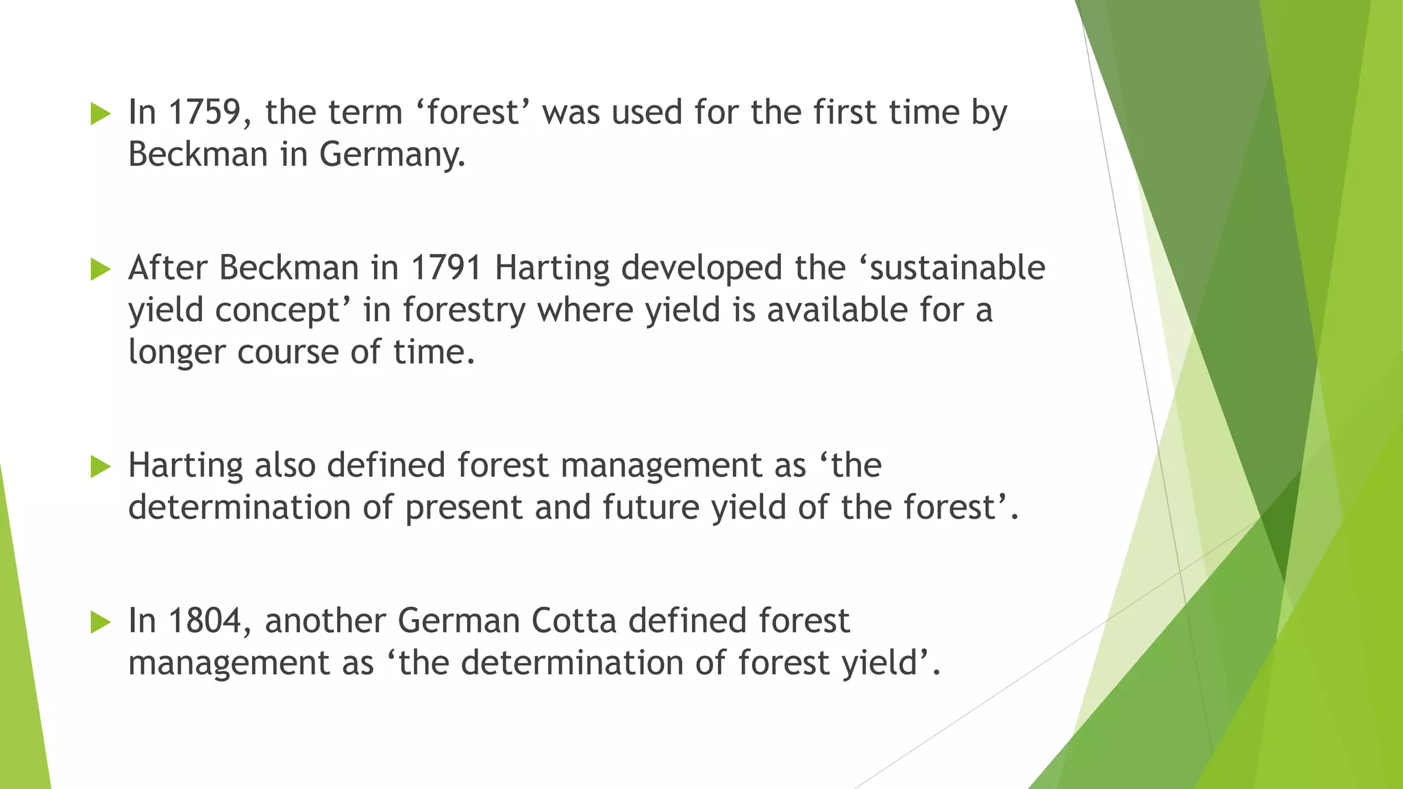 Forest management | PDF