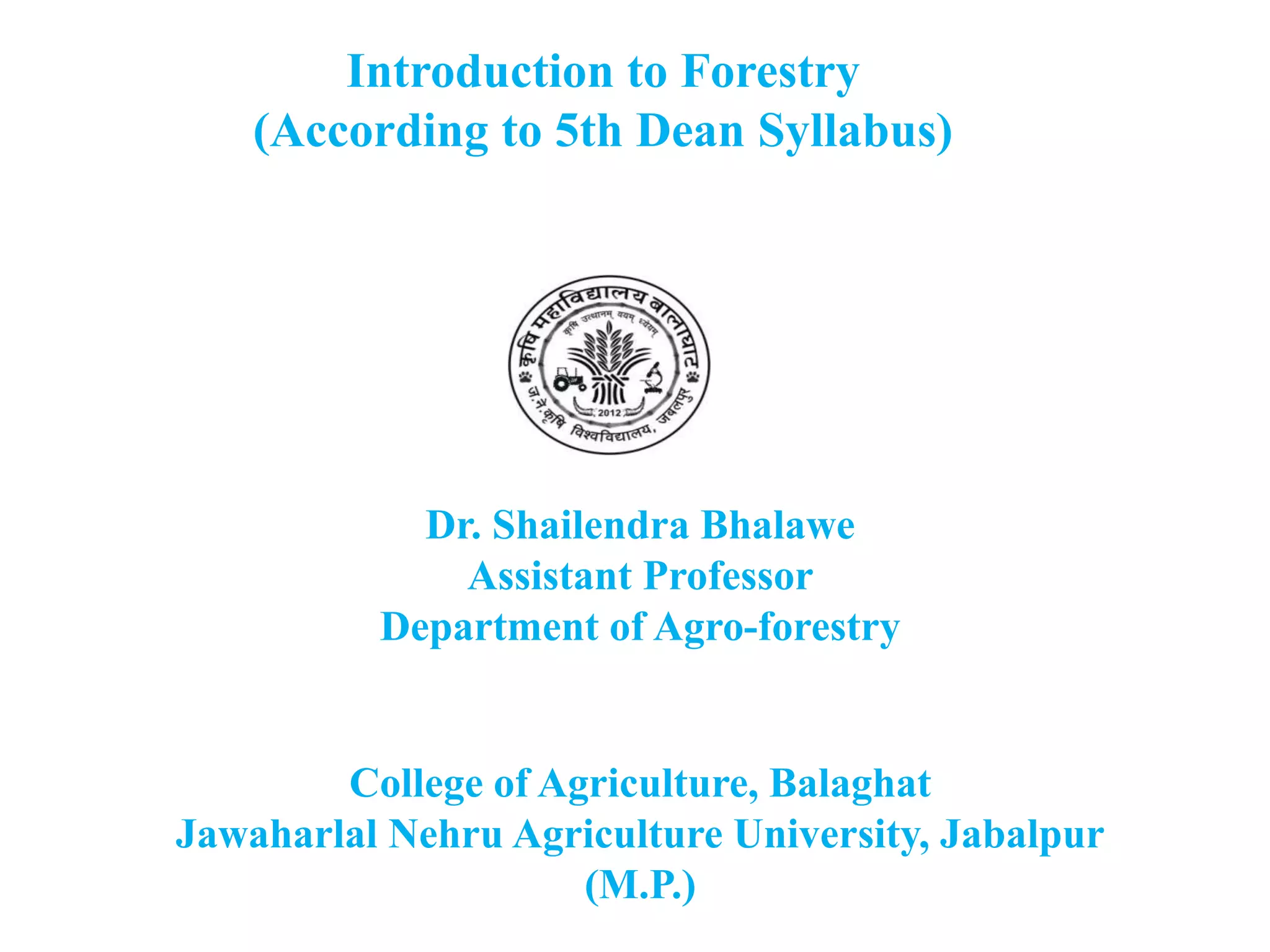Forest mensuration | PPTX