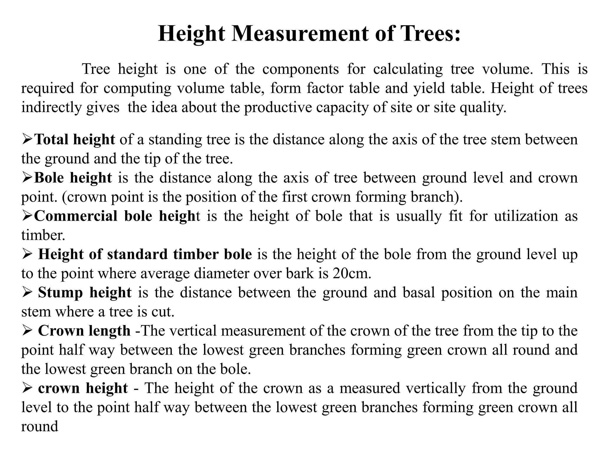 Forest mensuration | PPTX