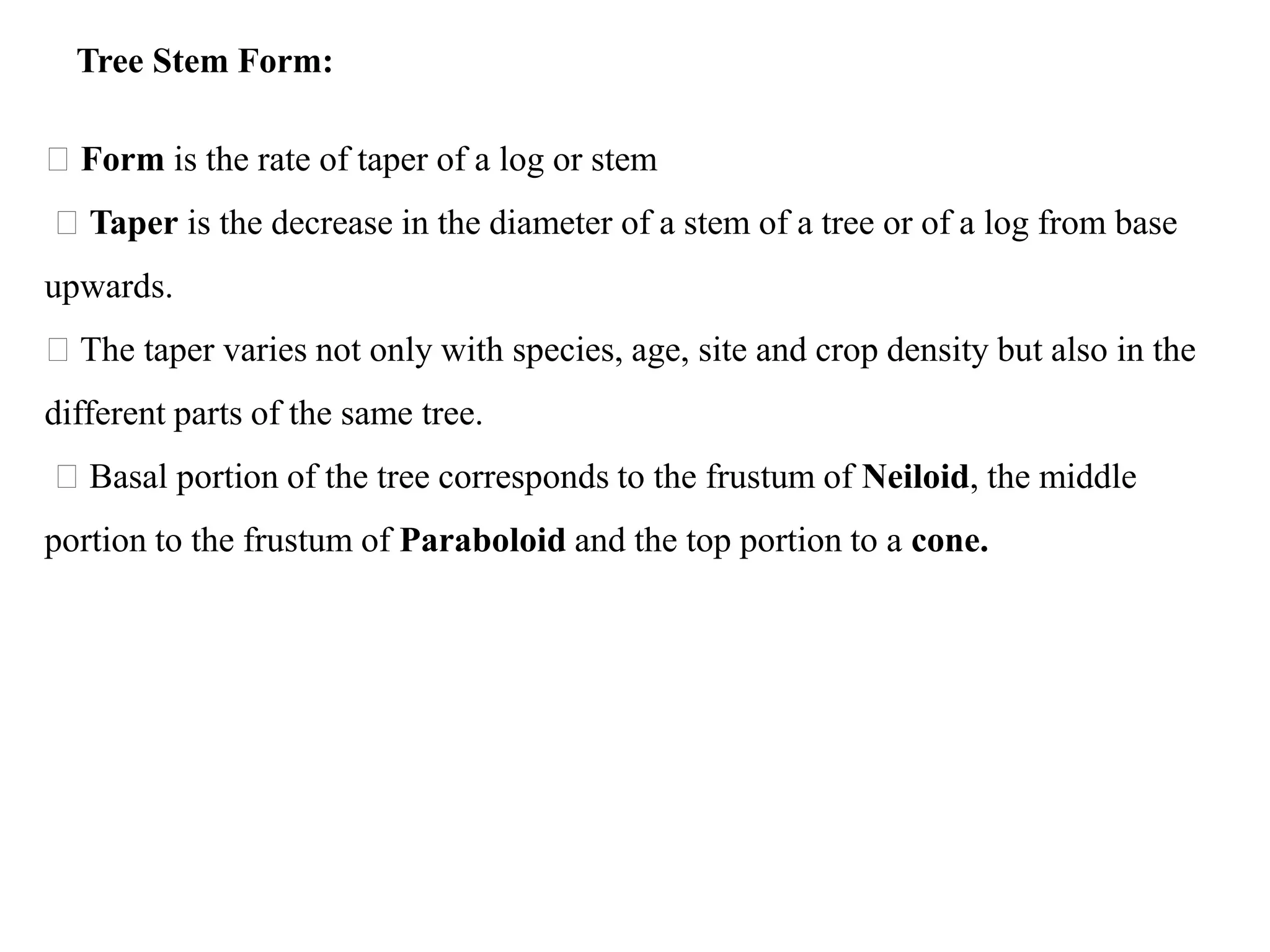 Forest mensuration | PPTX