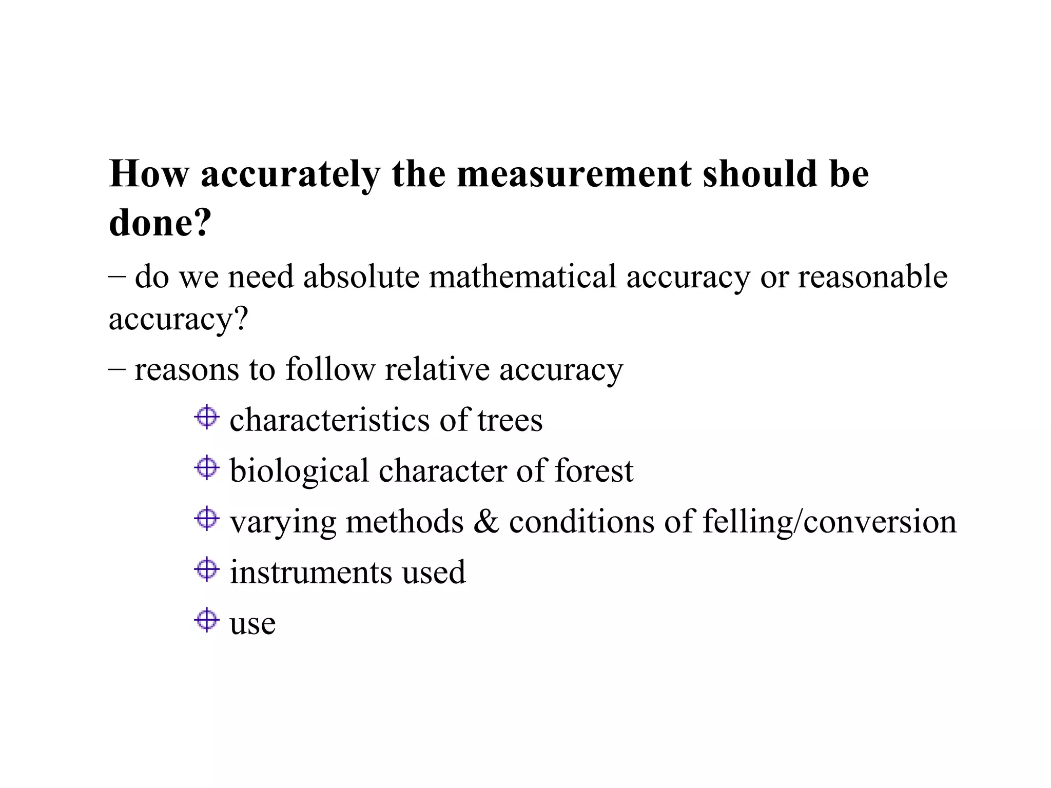 Forest mensuration slide 1 | PDF