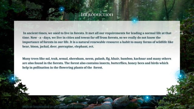 Forest : Our Lifeline | PPTX | Biological Sciences | Science