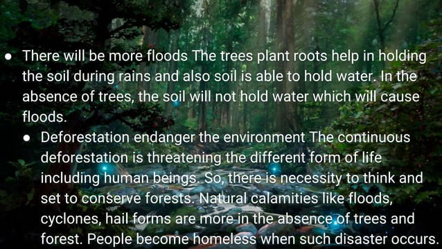 Forest : Our Lifeline | PPTX | Biological Sciences | Science