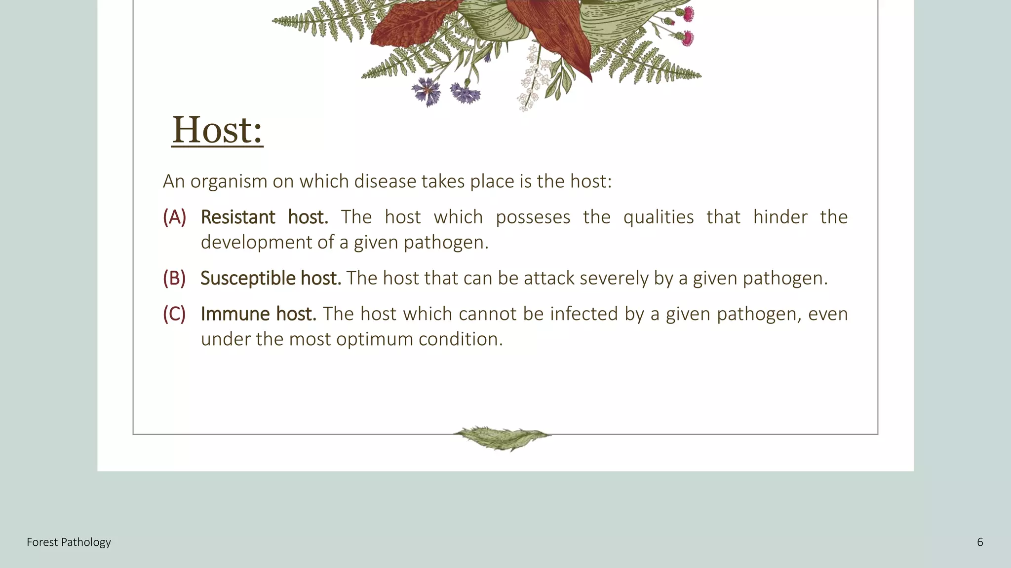Forest pathology | PPTX