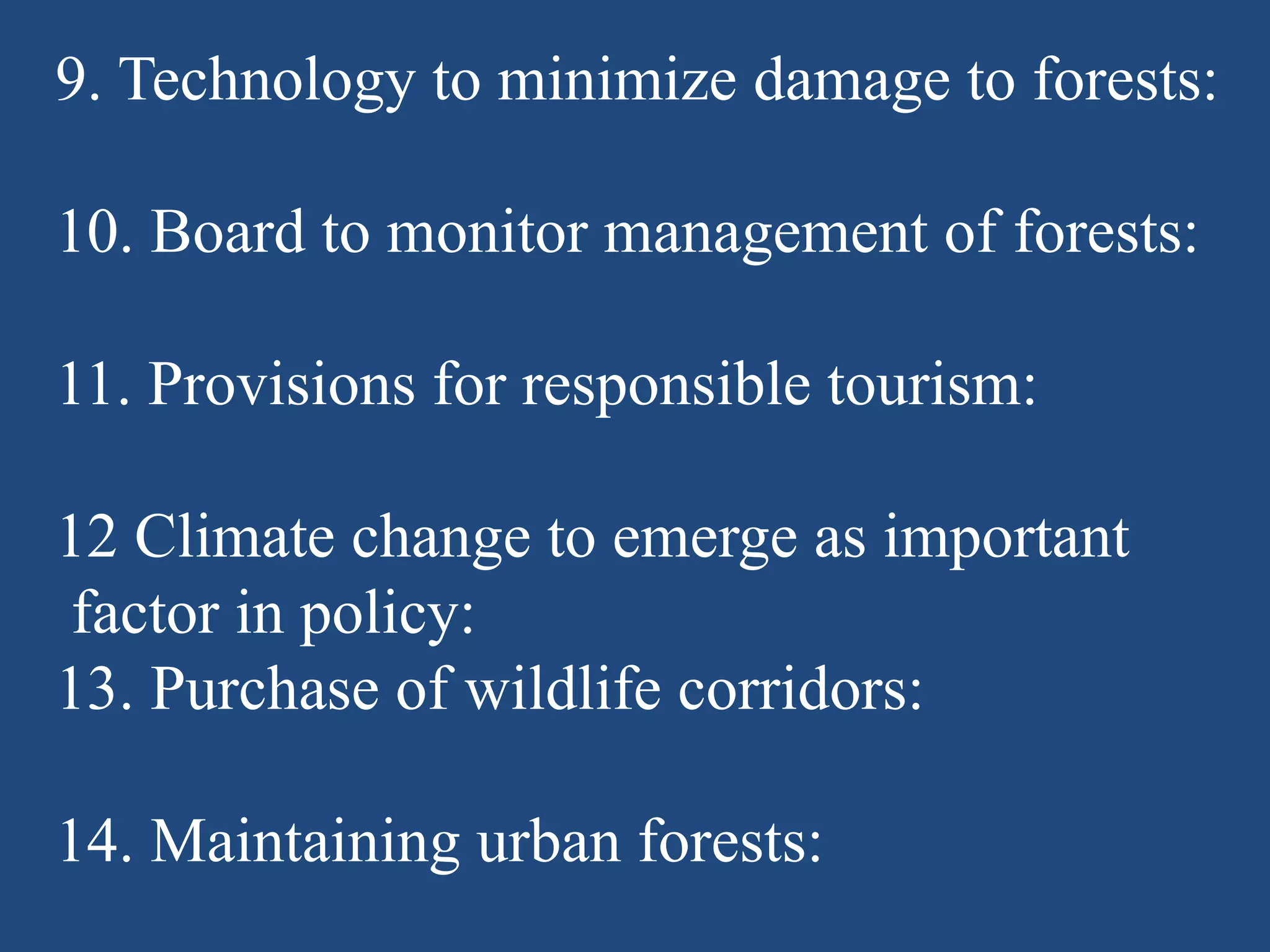 Forest policy | PPTX