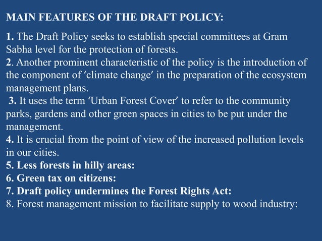 Forest Policy Pptx