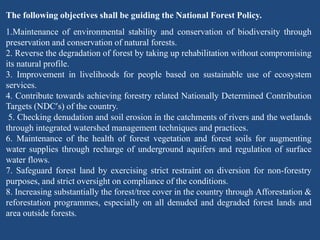 Forest policy | PPTX