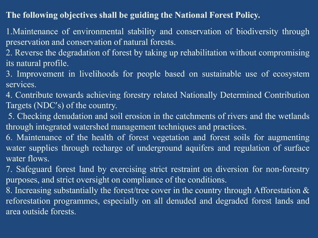 Forest policy | PPTX
