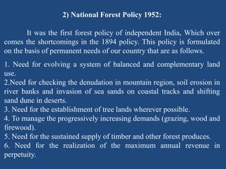 Forest policy | PPTX