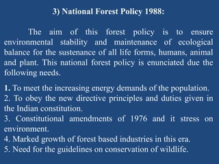 Forest policy | PPTX