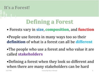 Forest presentation | PPTX
