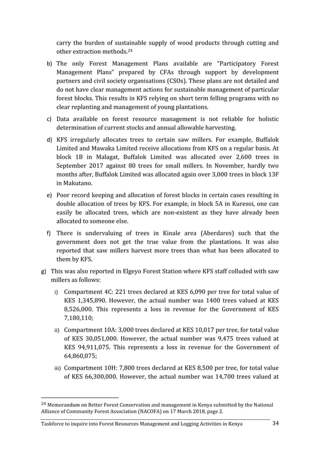 Forest Taskforce report | PDF