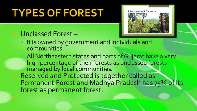 Forest resource ppt | PPTX