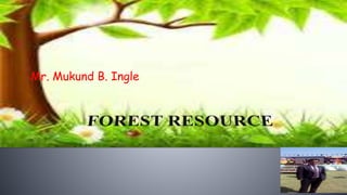 Forest resource ppt | PPTX