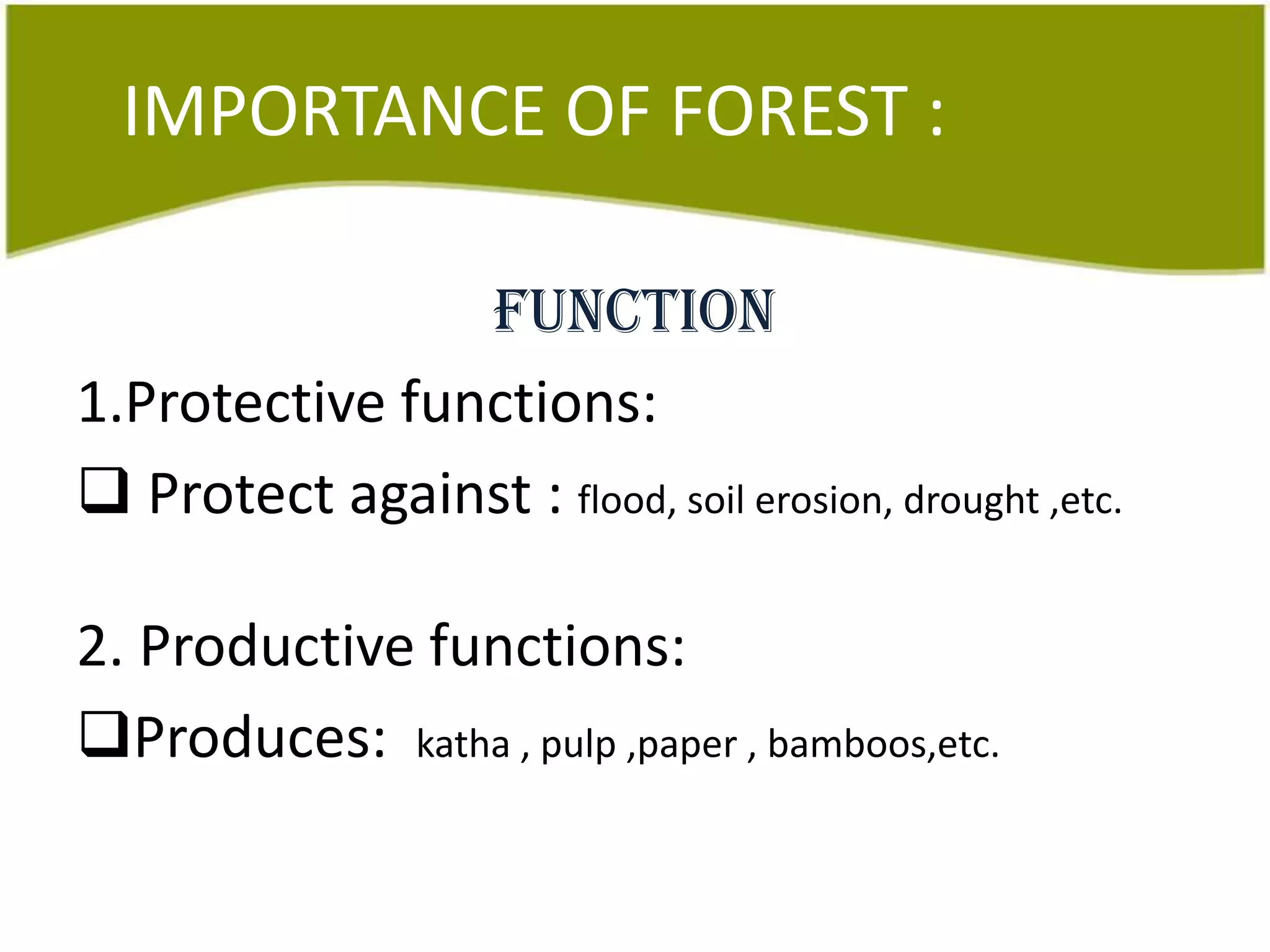 Forest resources | PPTX