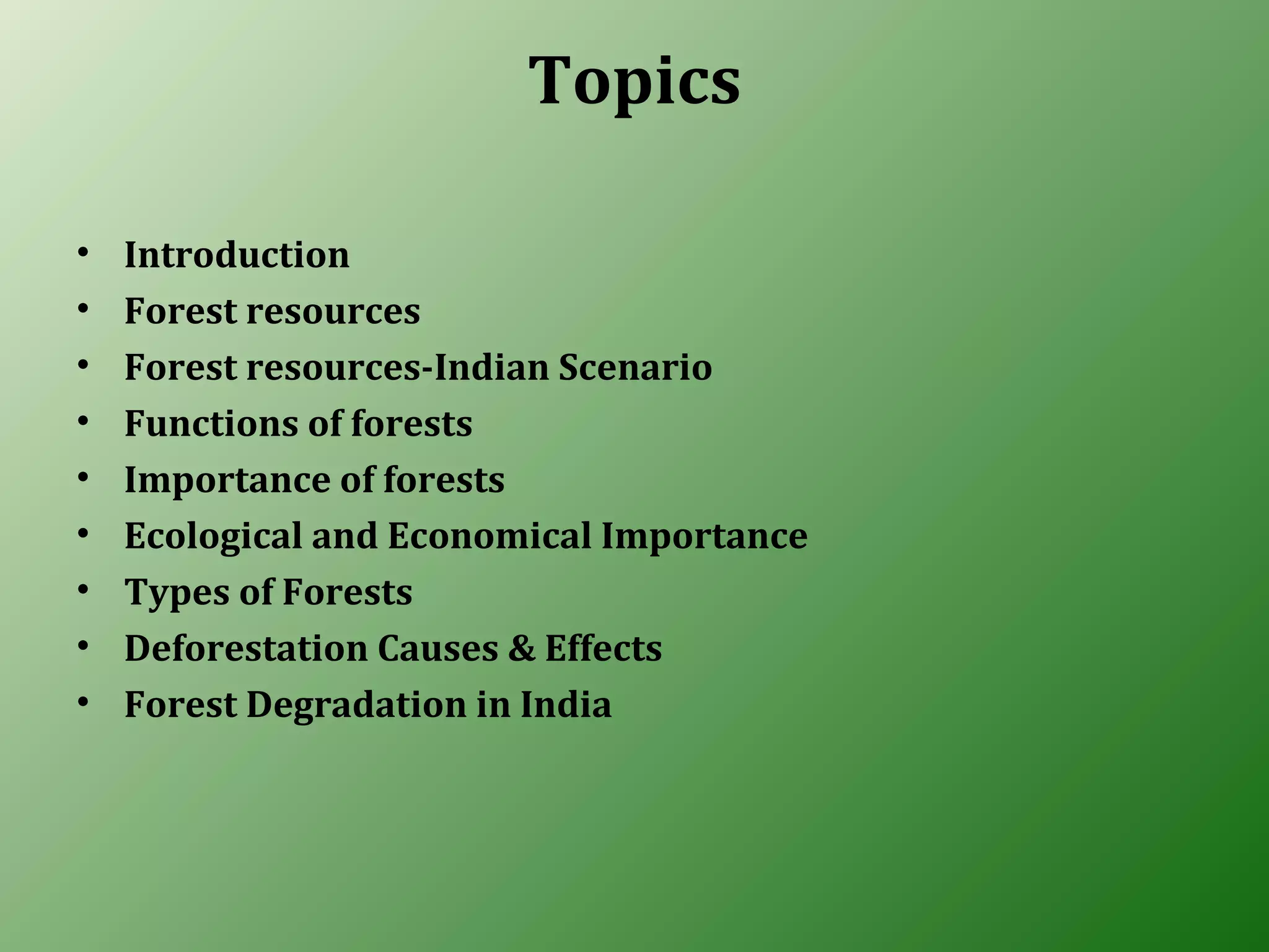 Forest resources | PPT