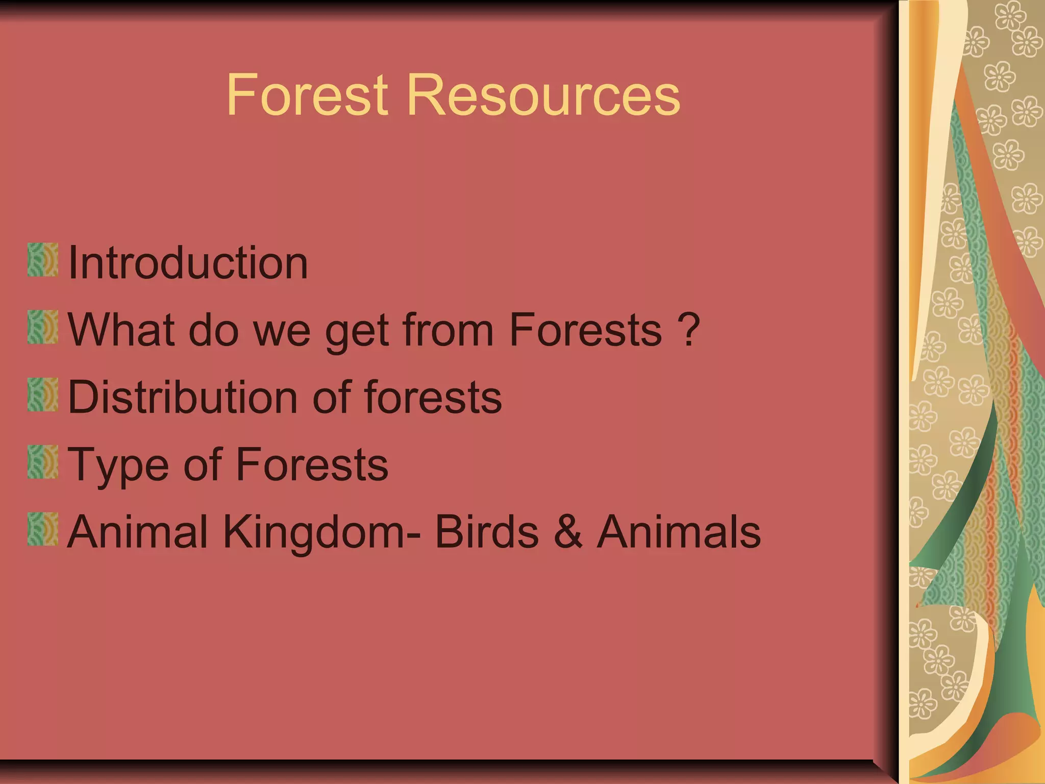 Forest resources | PPT