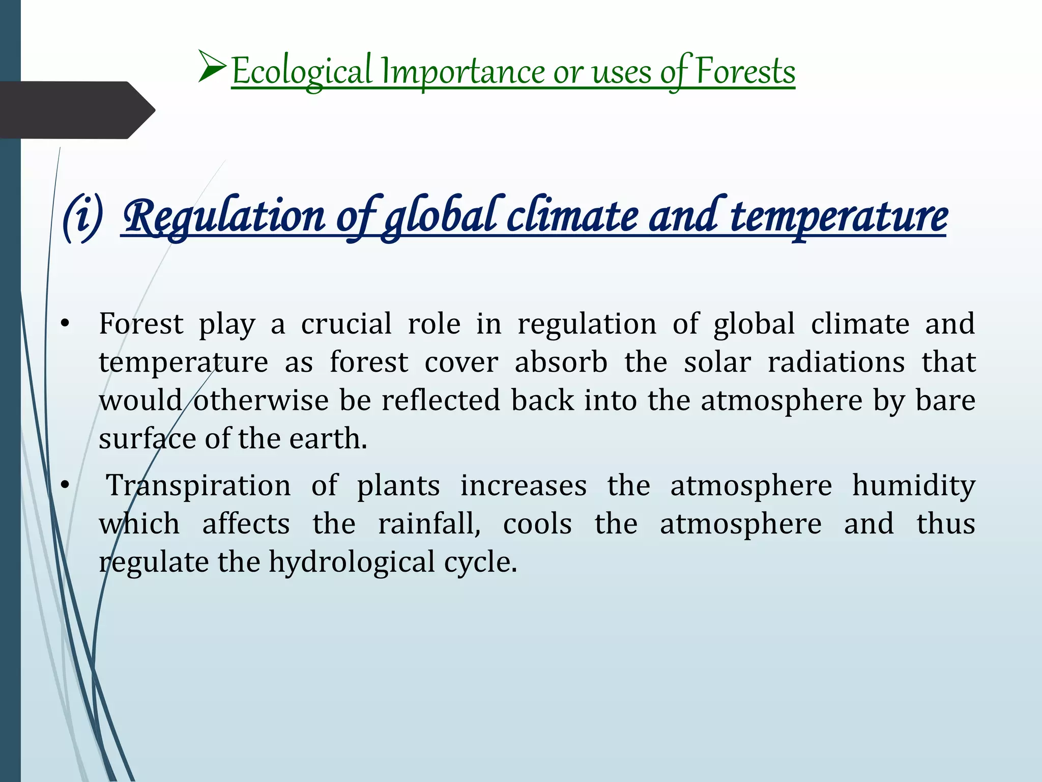 Forest resources for environmental studies | PPTX