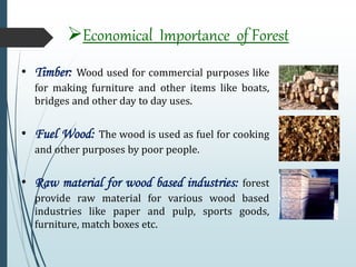 Forest resources for environmental studies | PPTX