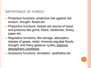 Forest resources | PPTX