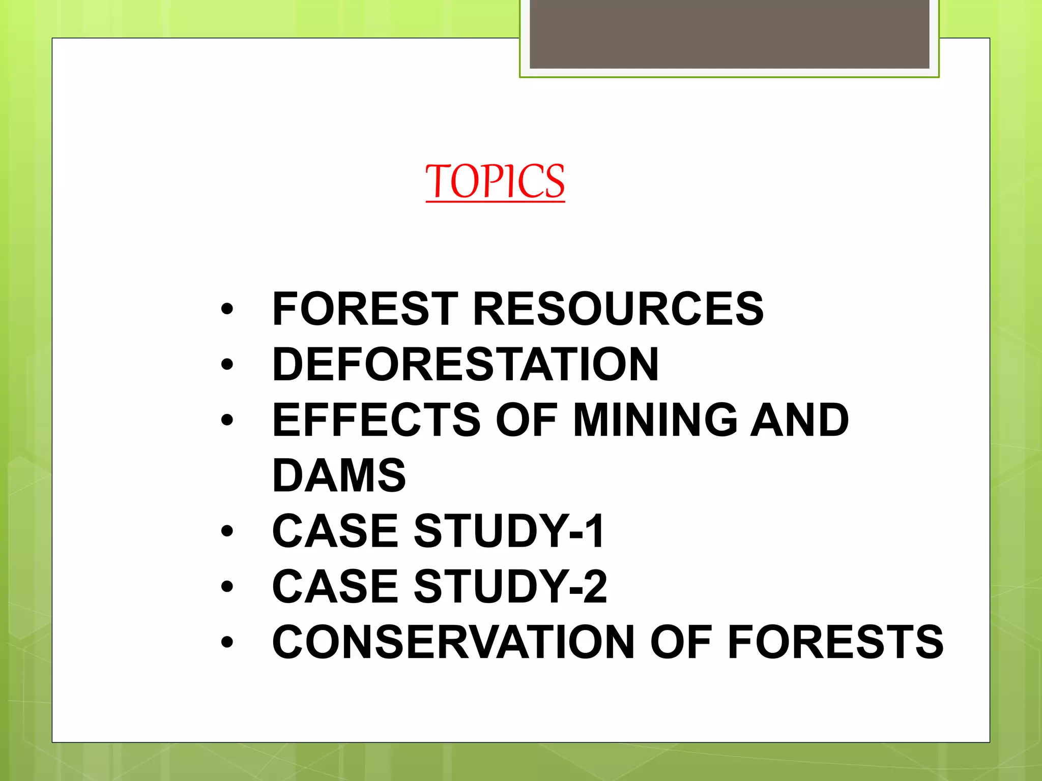 Forest resources | PPTX