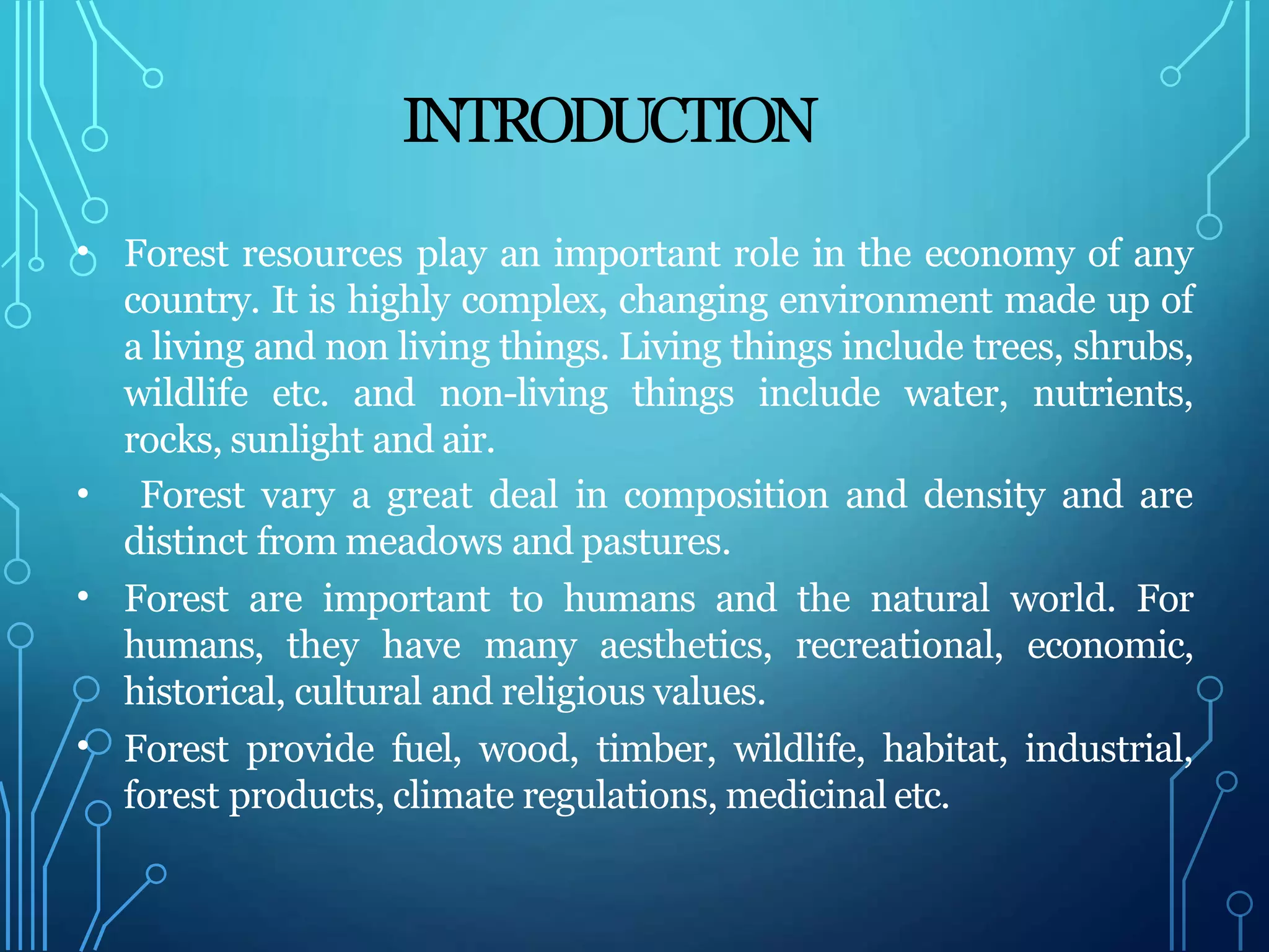 Forest resources | PPTX