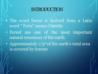 Forest resources | PPTX