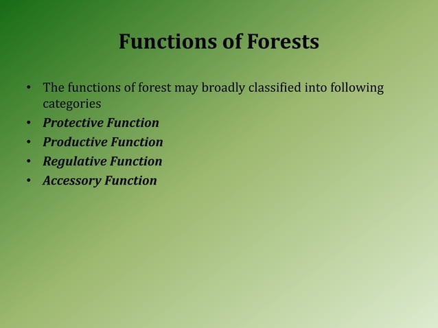 Forest Resources.ppt | Agriculture | Industries