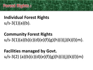 Forest rights act | PPTX