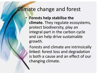 injuries to forest and biotic,abiotic agencies | PPTX