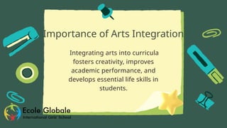 Fostering Creativity: Arts Integration in Schools in Dehradun | PPT