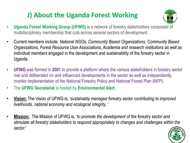 National Forestry Policy Review; key emerging issues for Reflection and ...