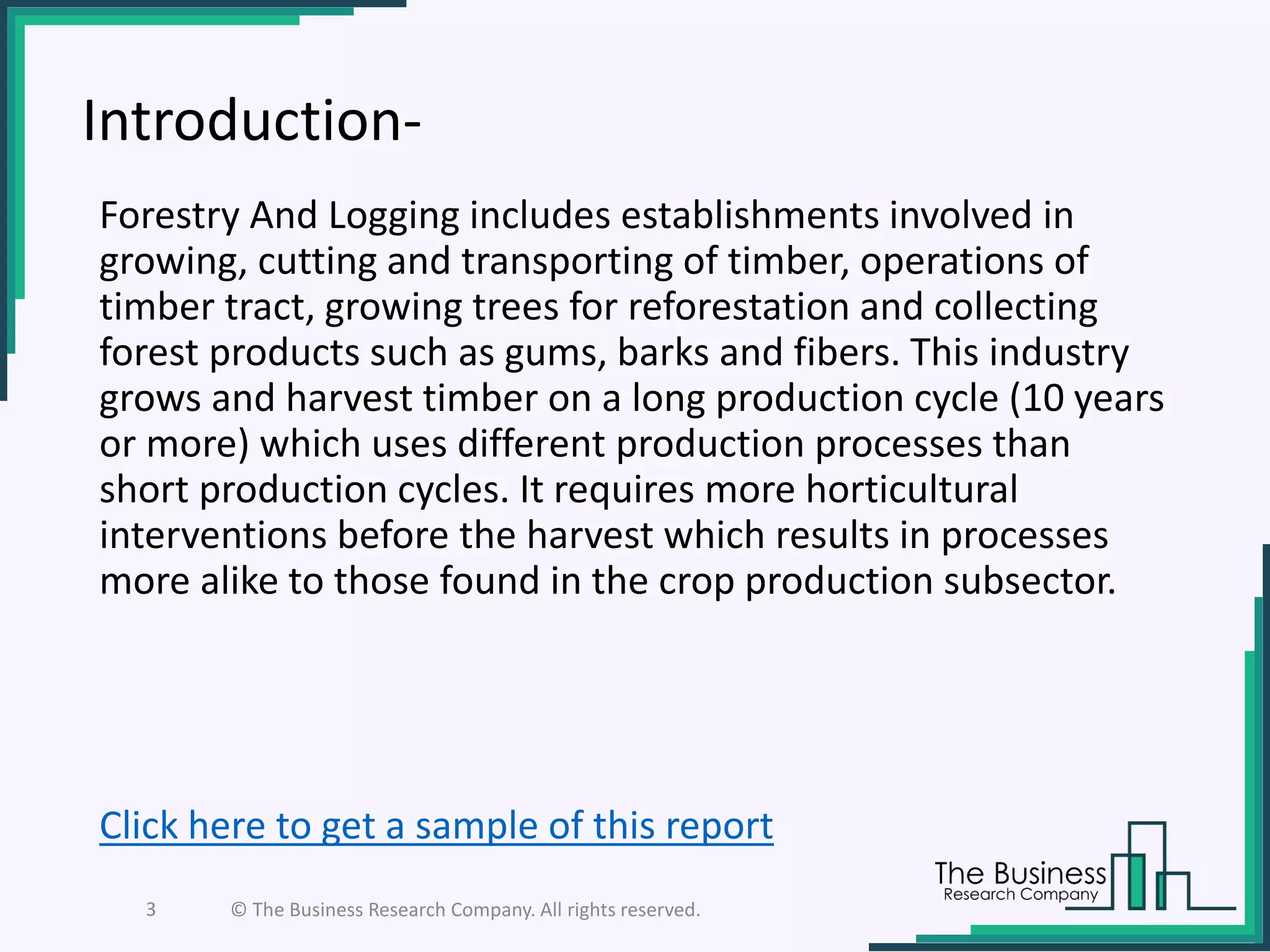 Forestry and logging | PDF