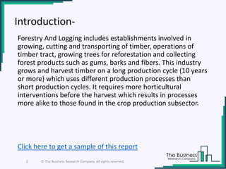 Forestry and logging | PDF