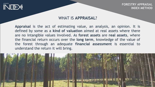 Forestry Appraisal - Index Method | PPT