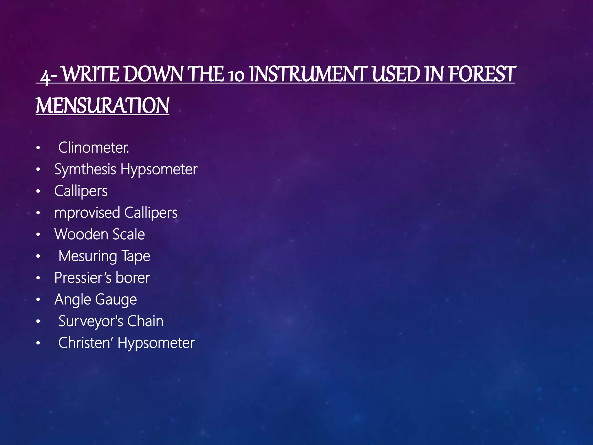 introduction to Forestry | PPTX