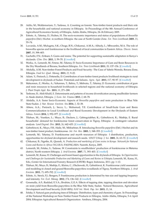 Boswellia and Commiphora Trees as a resource for rural livelihood | PDF