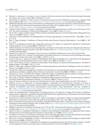Identifying the Determinants of the Increase in Native Forests in Southern Chile | PDF | South ...