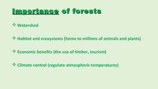 Forests | PPT