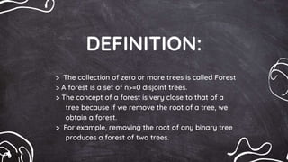 Forests in data structures and algorithms .pptx