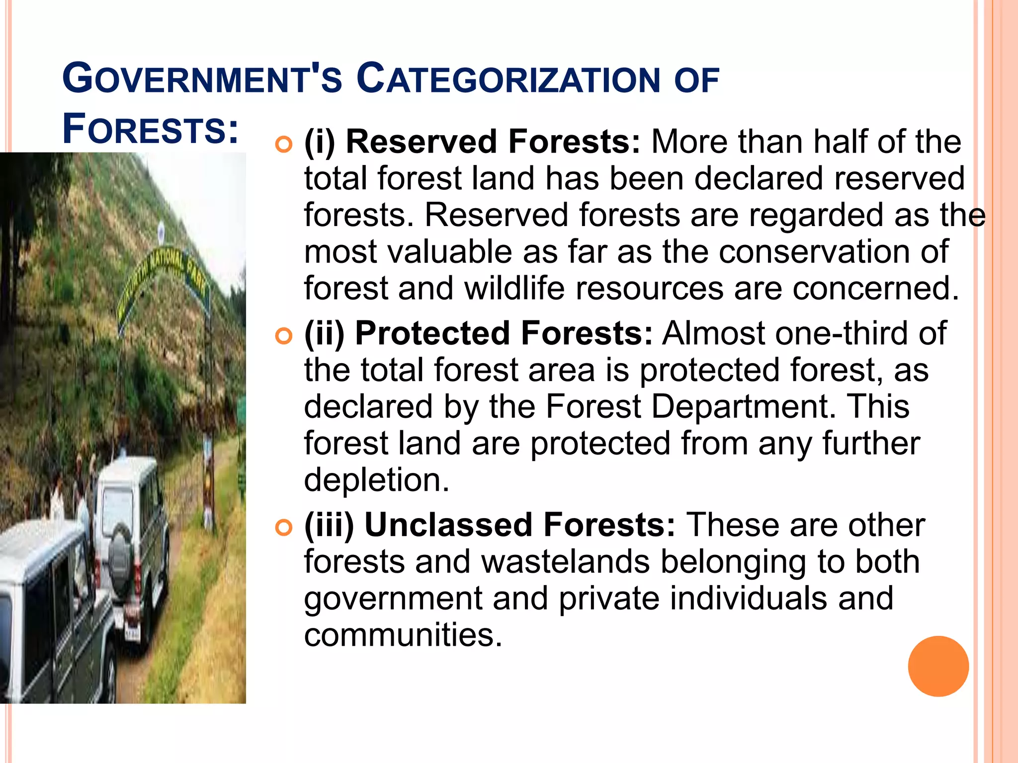 Forests and wildlife resources Class 10 Geography | PPTX