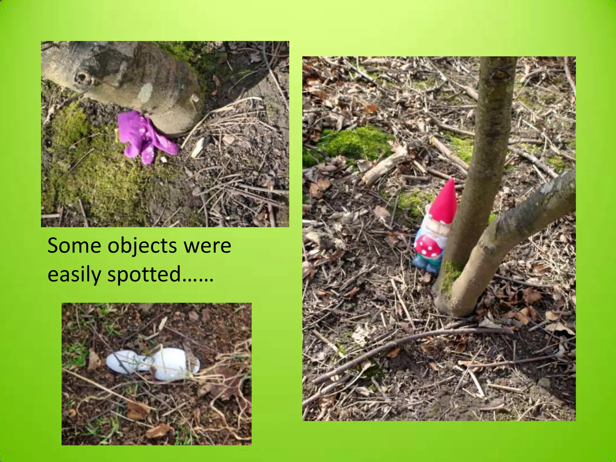 Forest school unnatural trail | PPT