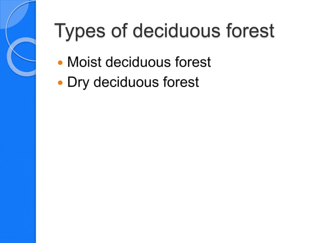 Forests deciduous evergreen | PPTX