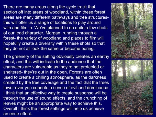Forest settings | PPT